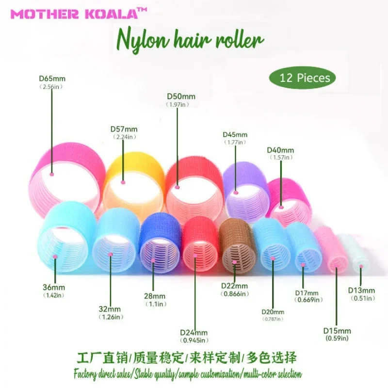 Heatless-Big-Hair-Rollers-Set-Grip-Hook-Hair-Curlers-Sticky-Styling ...