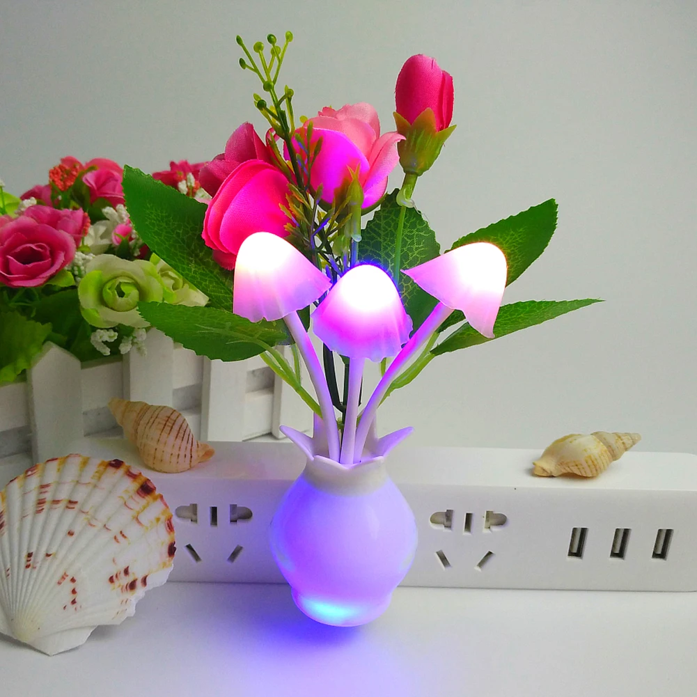 LED-Colorful-Flower-Lamp-Night-Light-Luminous-Lamp-EU-US-Plug-Sensor ...