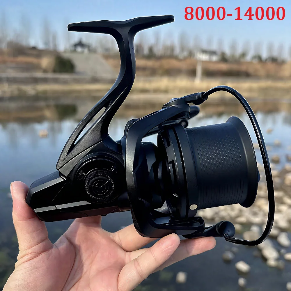 8000-14000 Series Spinning Fishing Reels Long Casting Wheel Max Drag ...