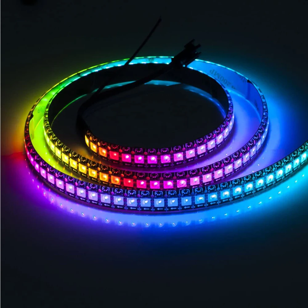 DC5V-WS2812B-Individually-Addressable-5050-RGB-Led-Strip-WS2812-IC ...