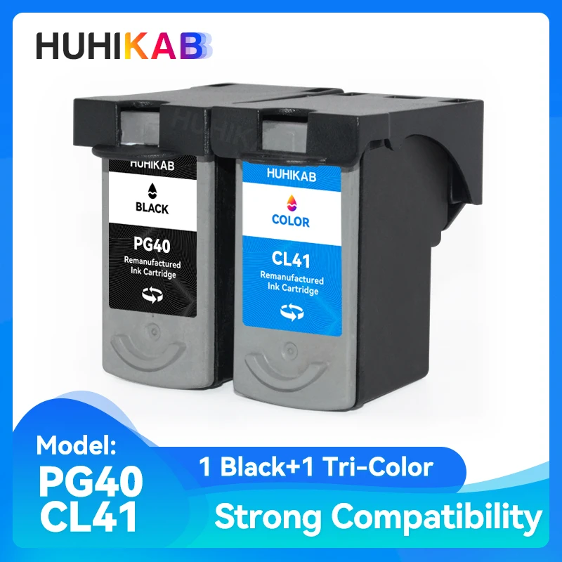 HUHIKAB-Compatible-Ink-Cartridge-PG-40-CL-41-PG40-CL41-For-Canon-Pixma ...
