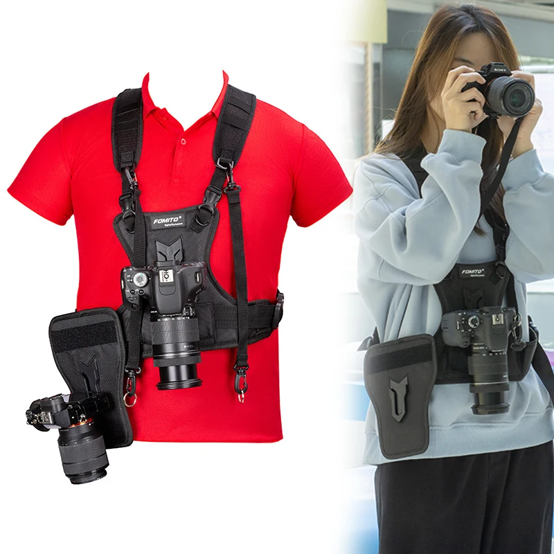 Carrier-II-Multi-Dual-2-Camera-Carrying-Chest-Harness-System-Vest-Quick ...