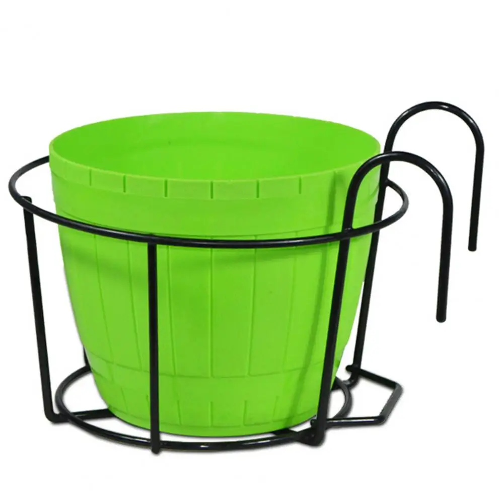 Flower-Stand-Wall-mounted-Potted-Hanging-Basket-Plant-Pot-Rack-Balcony ...