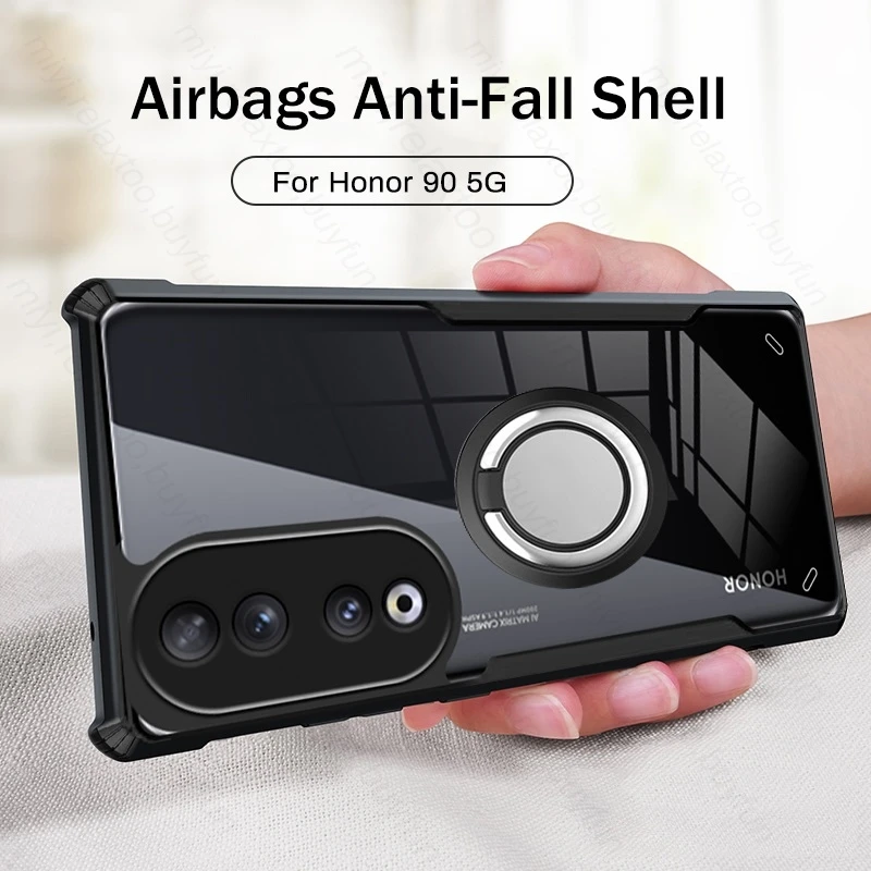 Honer-90-5G-Case-Transparent-Acrylic-Back-Cover-For-Honor-90-Honor90-5G ...