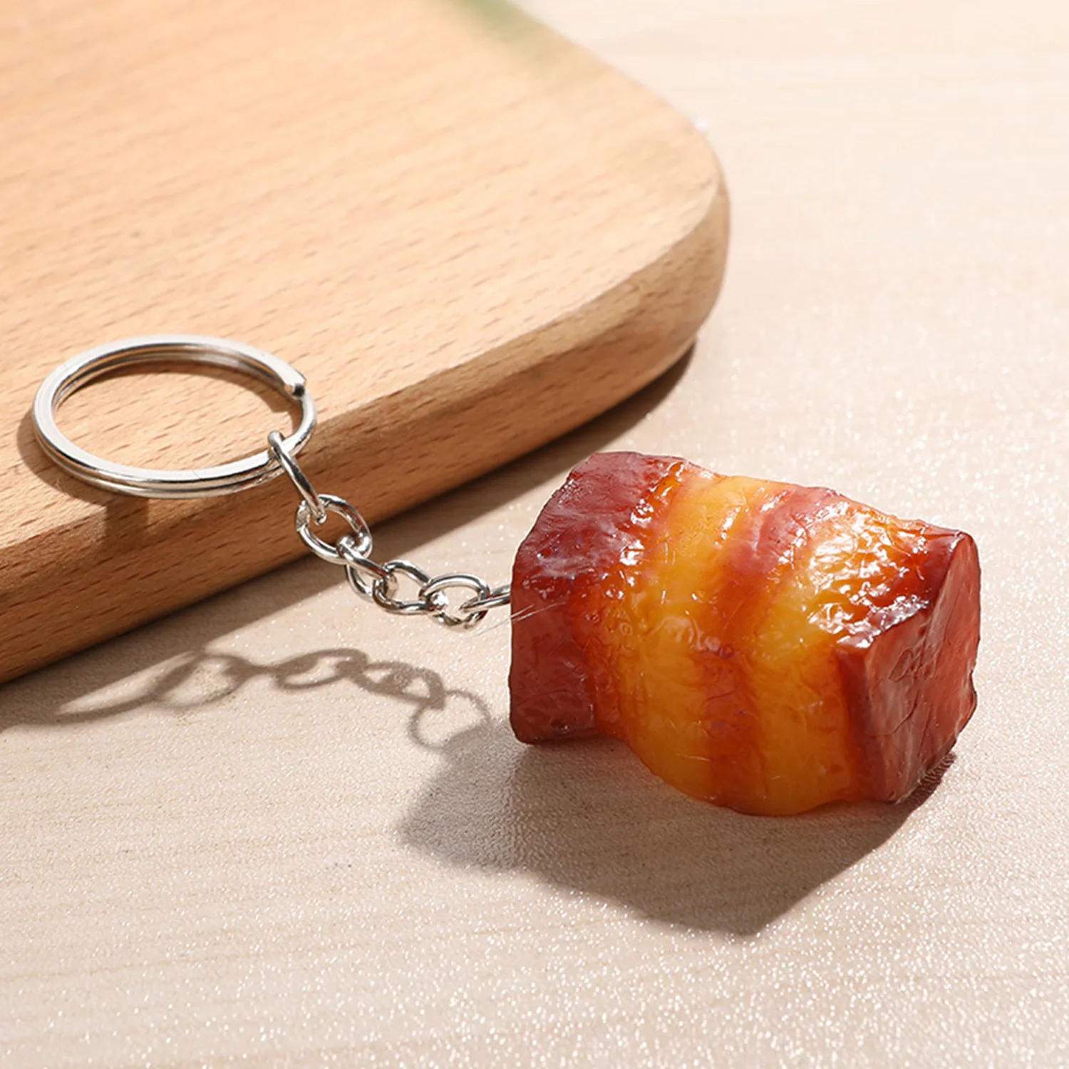 1pcs-Pork-Meat-Keychain-Simulation-Food-Pendant-Key-Ring-Promotion-Gift ...
