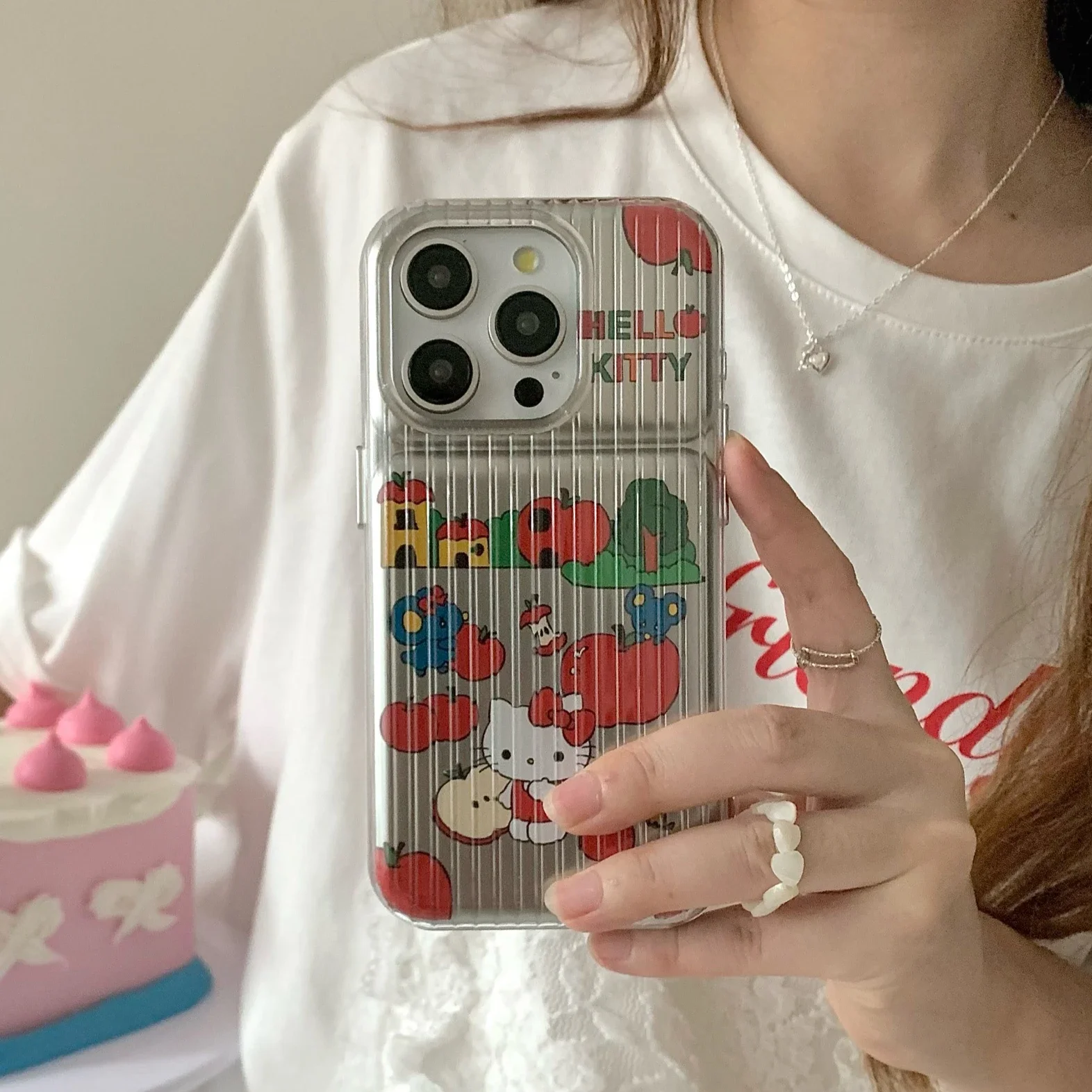 Cute-Cartoon-Hello-Kitty-Melody-Double-layer-Mobile-Phone-Case-for ...