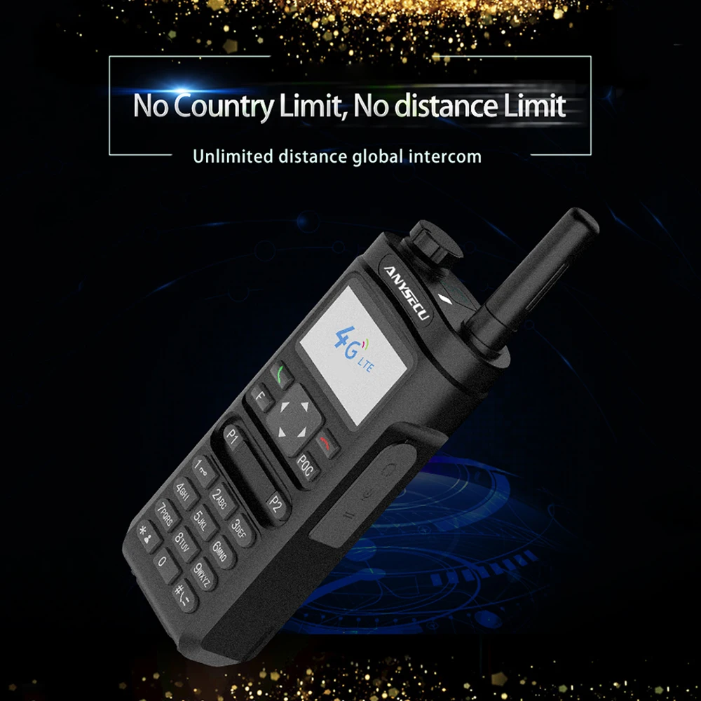 Anysecu N98 Android 4G POC Radio Walkie Talkie Wifi Wireless Zello or ...