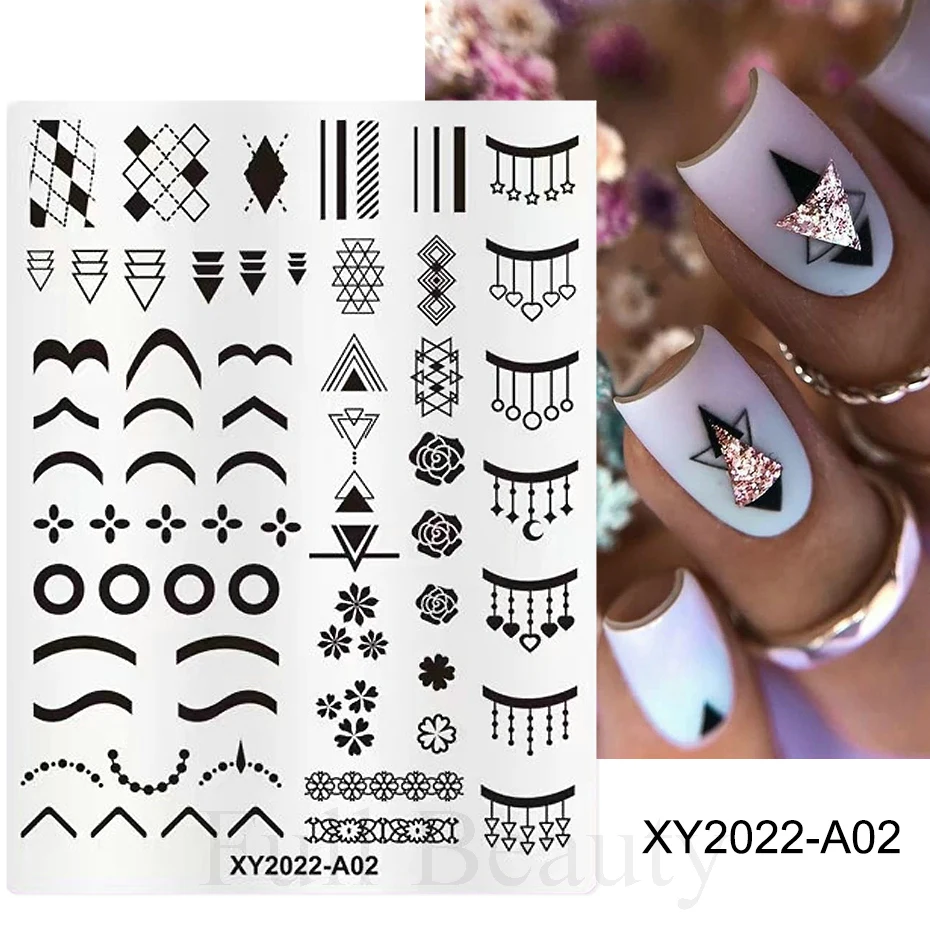 Anchor Nail Art Plate