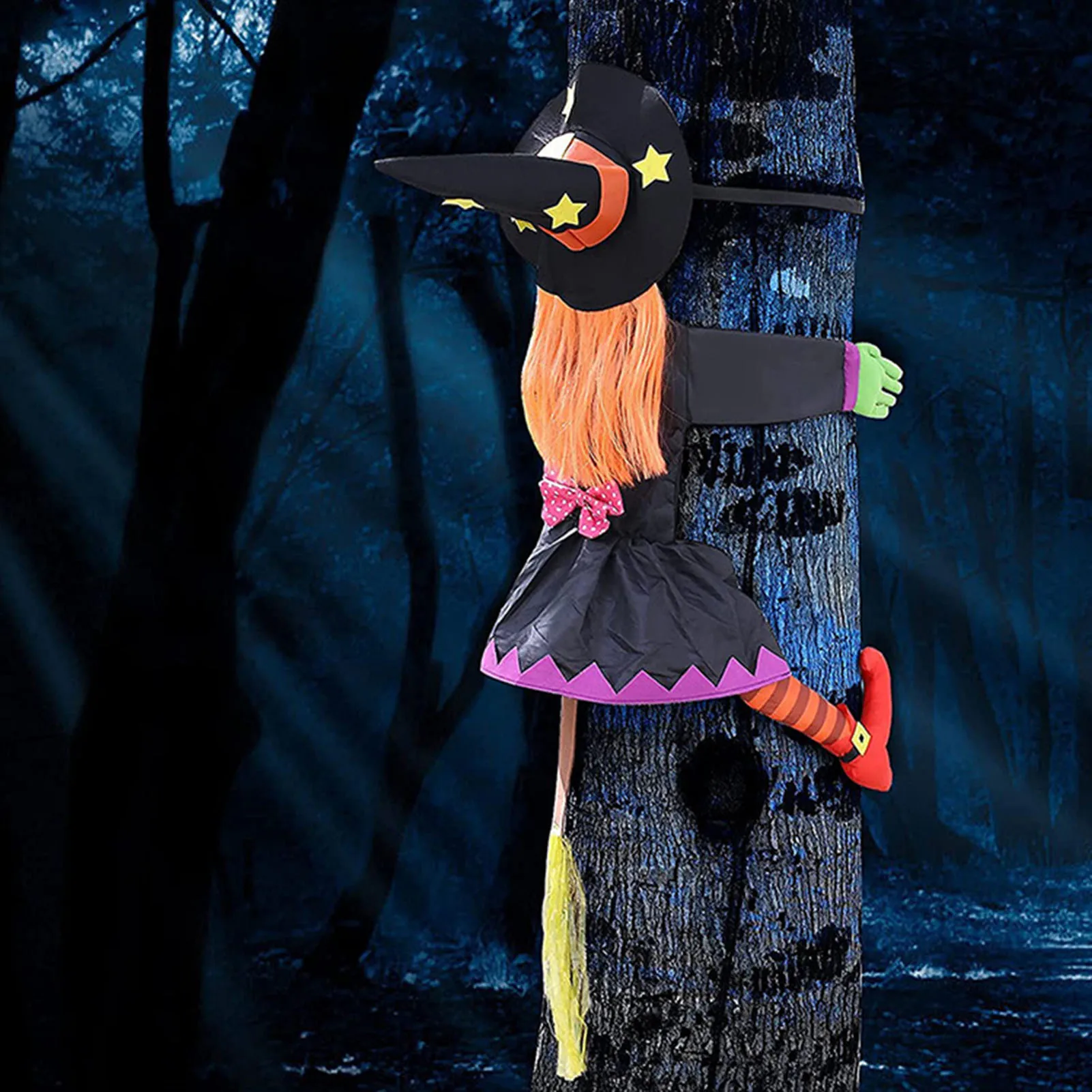Halloween-Witch-Climbing-Tree-Decoration-Halloween-Theme-Pendants-Decor ...