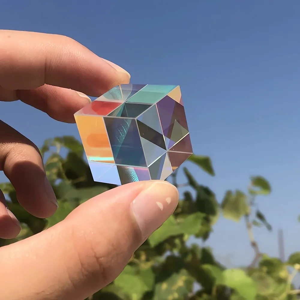 Toy-Sun-Catcher-Prism-Optical-Glass-X-cube-Dichroic-Cube-Magic-Prism ...
