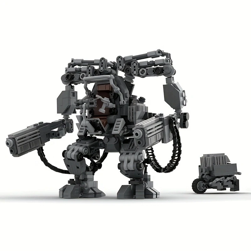 MOC-Black-Robot-APU-Classic-Movie-Building-Blocks-Assembly-Model-MOC ...