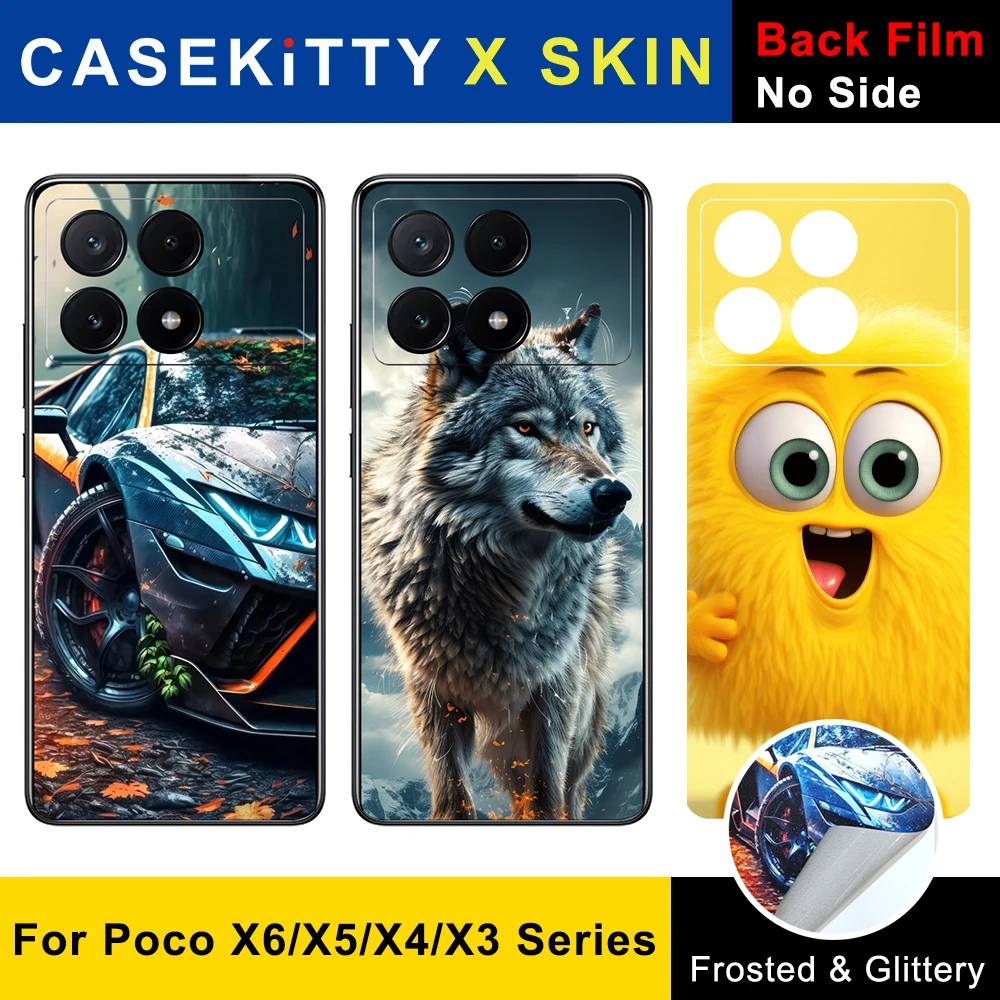 CASEKiTTY-Skin-For-Poco-X6-Pro-Sticker-Xiaomi-Poco-X5-Pro-5G-Back-Film ...