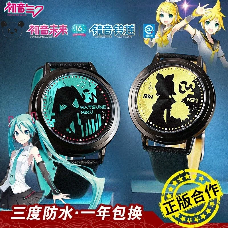 Hatsune-Miku-reloj-electr-nico-con-pantalla-t-ctil-de-Metal-serie-Led ...