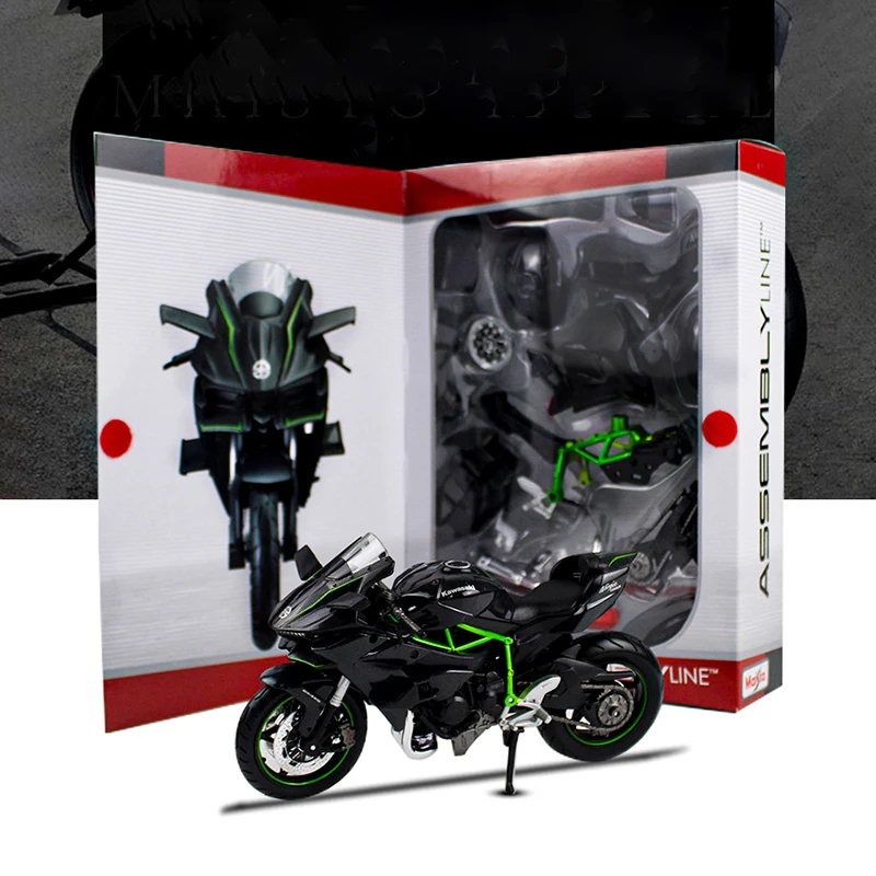 Maisto-1-12-Kawasaki-H2R-Ninja-Assembled-Version-Motorcycle-Model-Toy ...