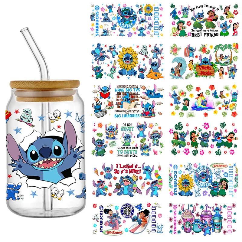 Personalize-Lilo-And-Stitch-UV-DTF-Sticker-For-16oz-GlassCup-Can-Wrap ...