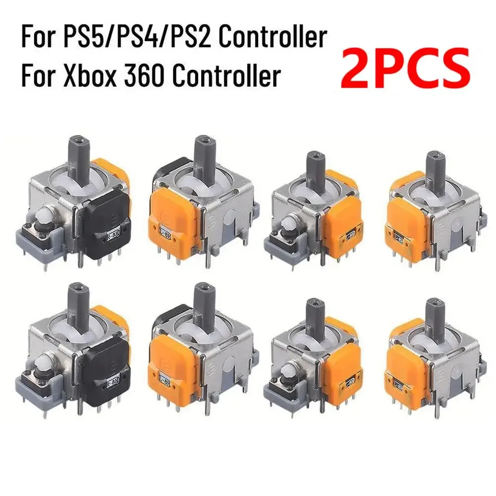 2PCS-3D-Analog-Joystick-Sensor-Module-Thumb-Stick-Replacement-for-PlayStation-PS4-PS5-Controller ...