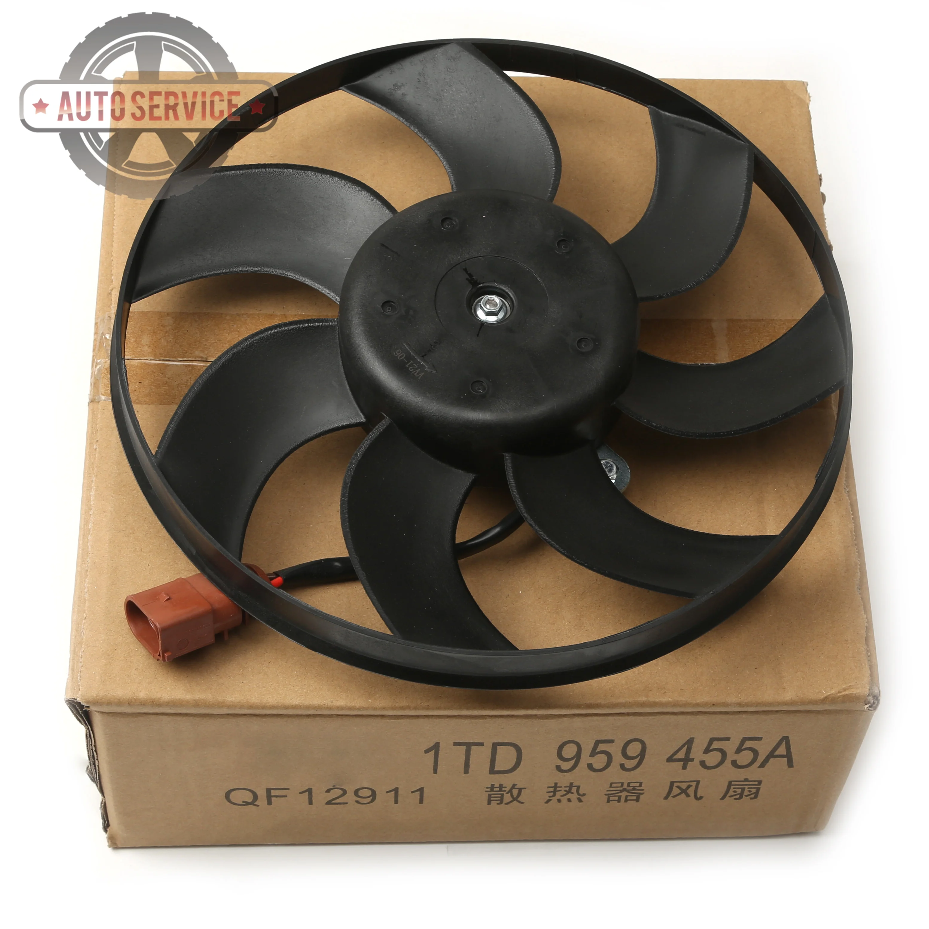 New 3c0959455g Radiator Cooling Fan Assembly For Vw Jetta Golf Passat ...