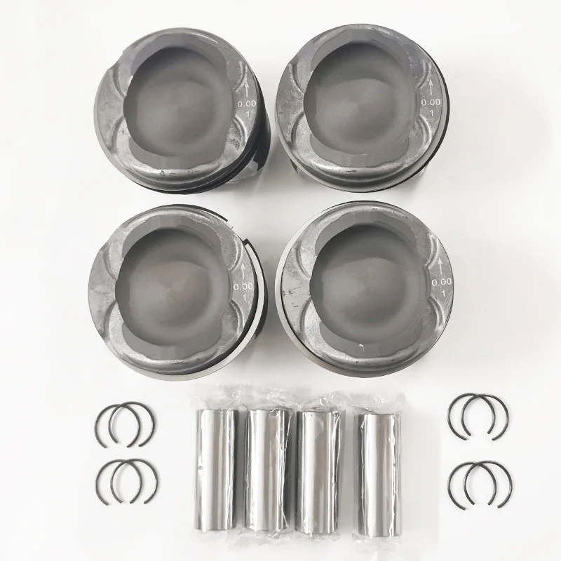 Kit de pistón de motor PM008400 40883600, 4 piezas, para Volvo S60, S80 ...