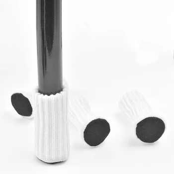 16Pcs Chair Legs Socks Knitted Furniture Feet Floor Protectors Anti ...