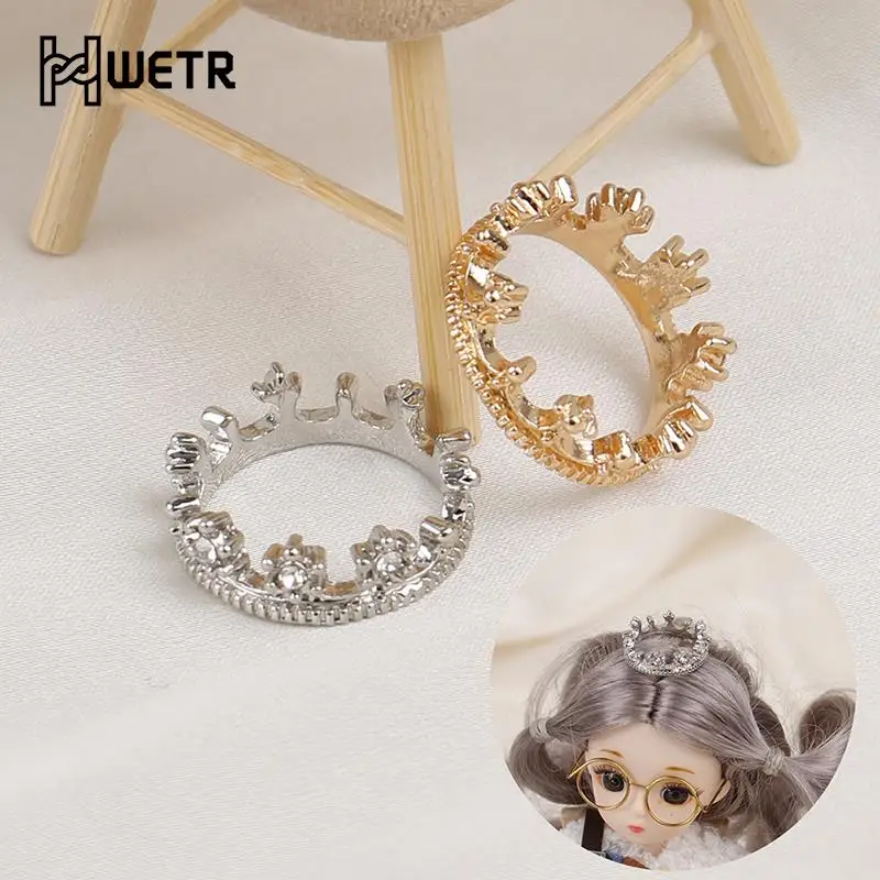Mini Metal Crown Bridal Wedding Tiaras Brithday Cake Baking Decorative ...