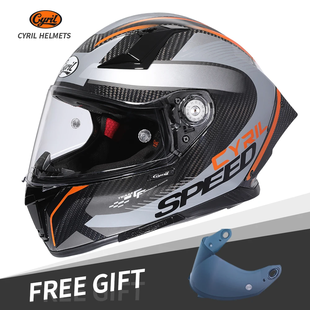 Cyril-Carbon-Fibre-Motorcycle-Helmet-Four-Seasons-DOT-Certified-Safety ...
