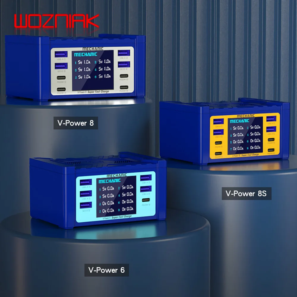 MECHANIC-V-Power-6-8-8S-Super-Fast-Charger-with-QC3-0-PD-USB-charging ...