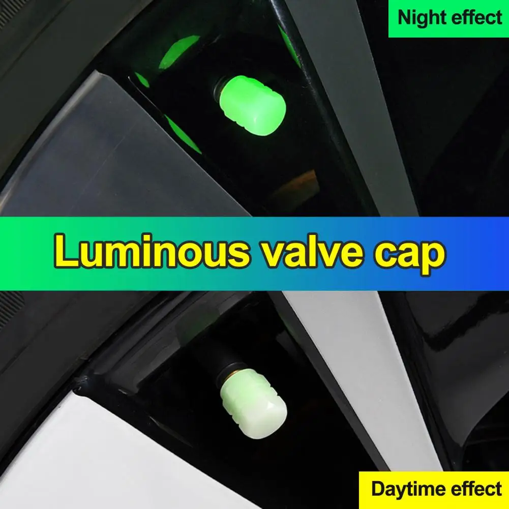Durable-Valve-Cap-Self-illuminating-Valve-Cover-10-Pcs-Car-Valve-Hat ...