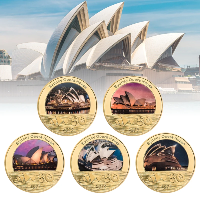 Sydney-Opera-House-Gold-Foil-Commemorative-Coin-Famous-Australian ...