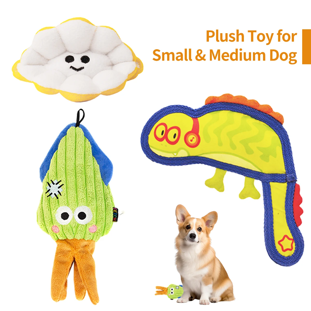 3-Pcs-Dog-Plush-Toy-Cute-Puppy-Chew-Toy-Interactive-Dog-Toys-Dog-Fetch ...