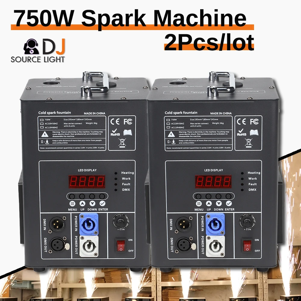2Pcs-lot-750W-Cold-Spark-Firework-Machine-750W-600W-Sparker-Machine-Ti ...