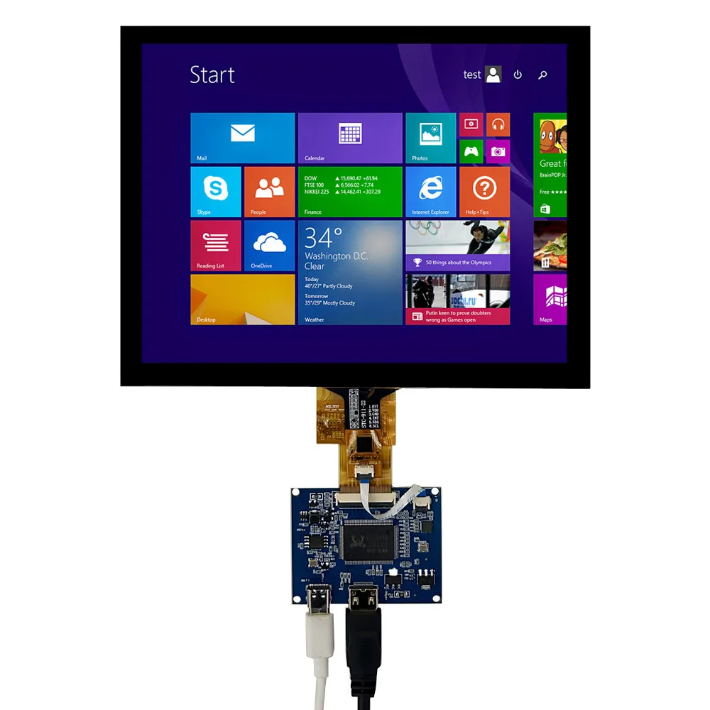 8-Inch-1024-768-IPS-4-3-DIY-LCD-Display-Screen-Monitor-Driver-Control ...
