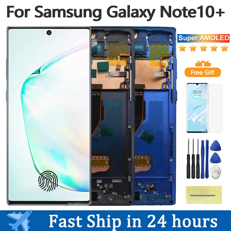 Super-AMOLED-Display-For-Samsung-Note-10-Plus-4G-5G-Display-Touch ...