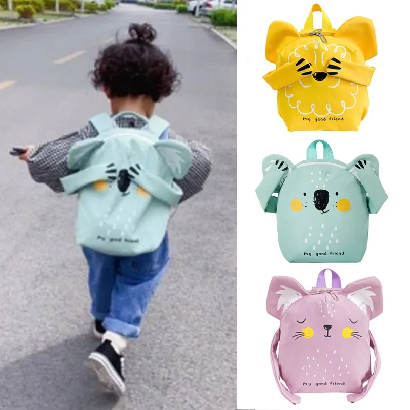 New-4Color-Cartoon-Children-s-Backpack-School-Kindergarten-Book-Bag ...