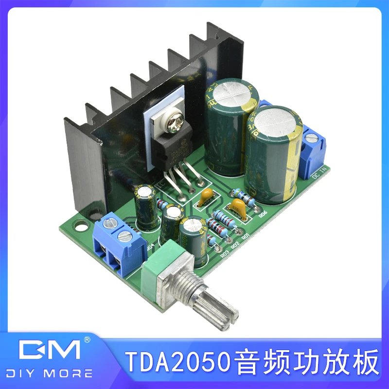 TDA2050 mono audio amplifier board 5W-120W DC DC 5V 12V-24V amplifier ...