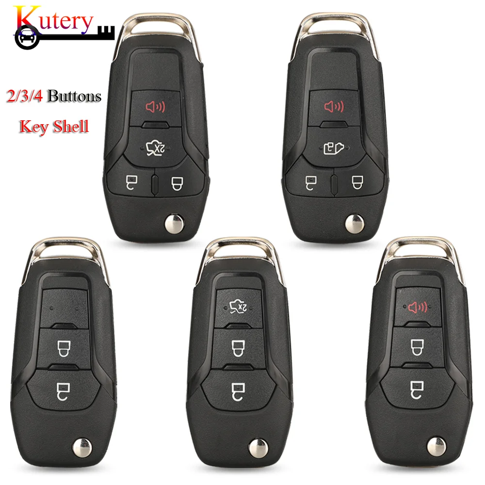 jingyuqin-Folding-Car-Key-Shell-For-Ford-Focus-Fusion-Explorer-Ranger ...