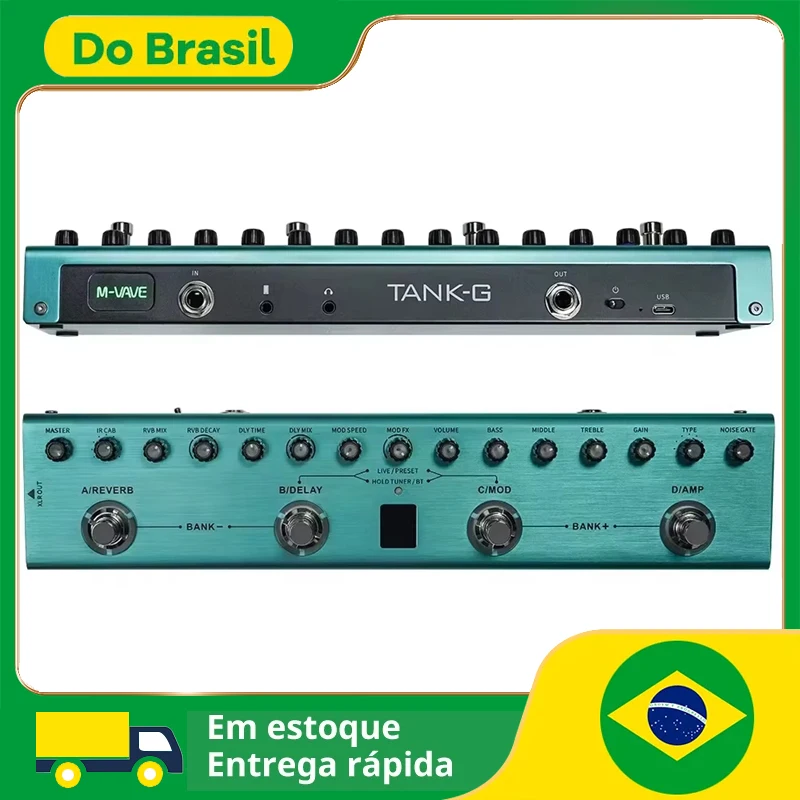 M-VAVE-Tank-G-Tank-B-Guitar-Multi-Effects-Pedal-36-Presets-9-Preamp ...