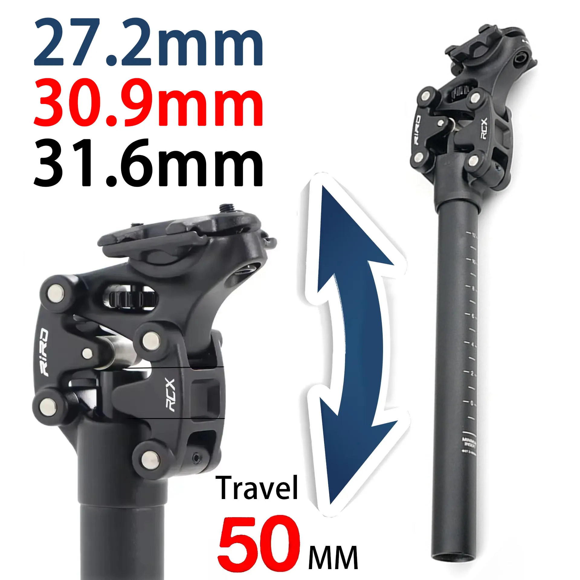 Seatpost With Shock Absorber 27.2 30.9 31.6 MM Bicycle Damping Seatpost ...