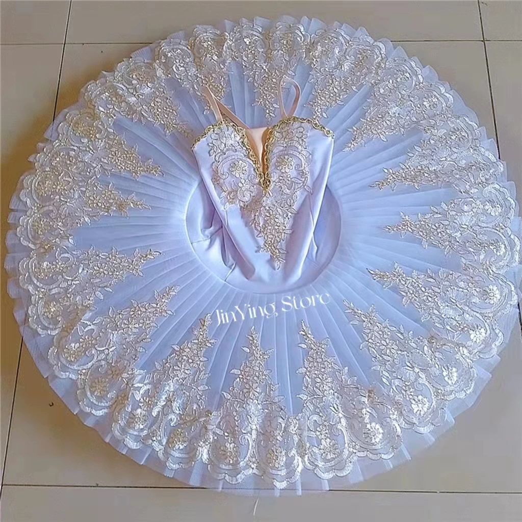 High-end Customization White Professional Tutu Child Swan Lake Costumes ...