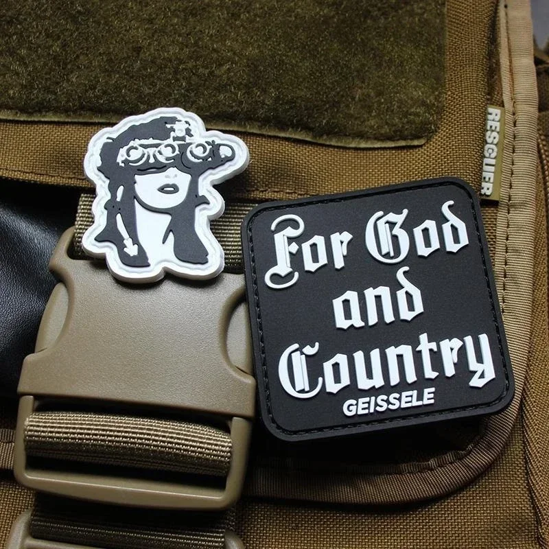 GEISSELE-for-God-and-County-Morale-Badge-PVC-Hook-and-Loop-Patches ...