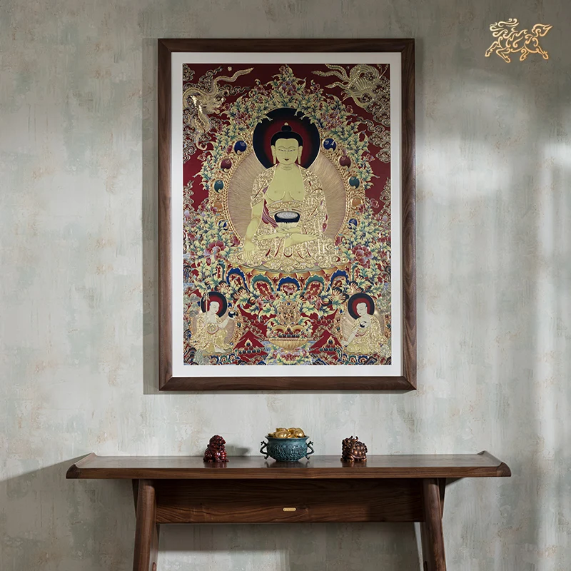 110cm-large-Buddhism-home-wall-high-grade-brass-sculpture-frame ...