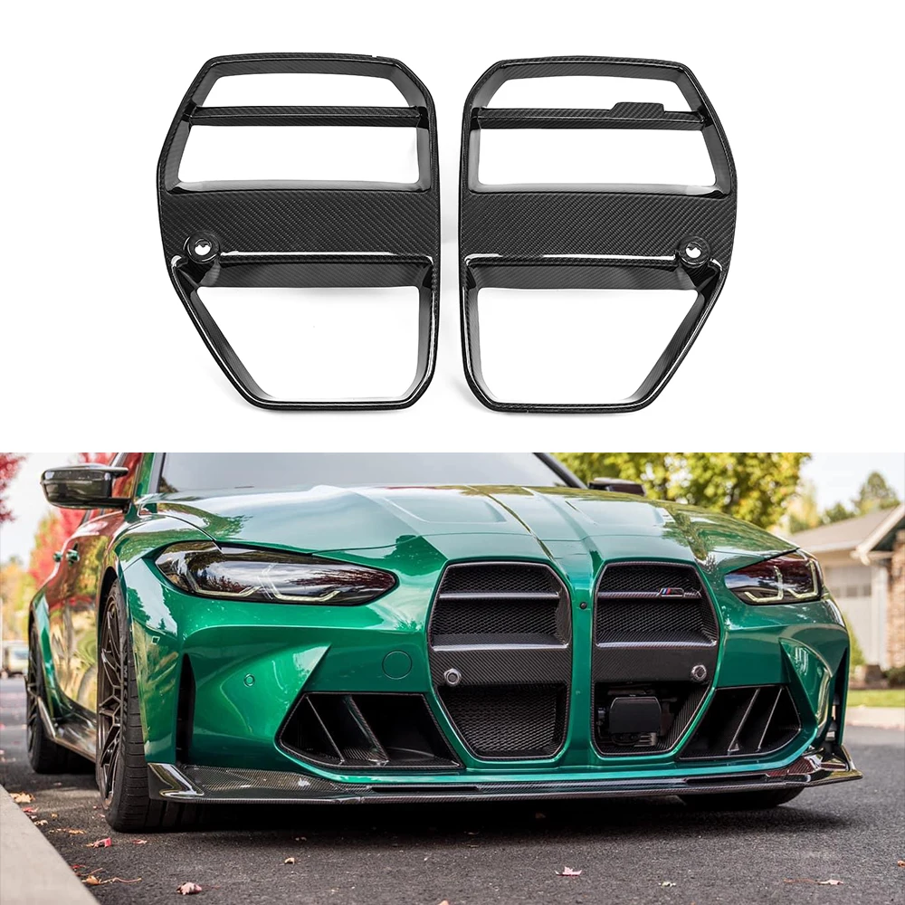 For BMW M3 M4 G80 G82 V-type grille Car Accessories Auto Parts Real ...