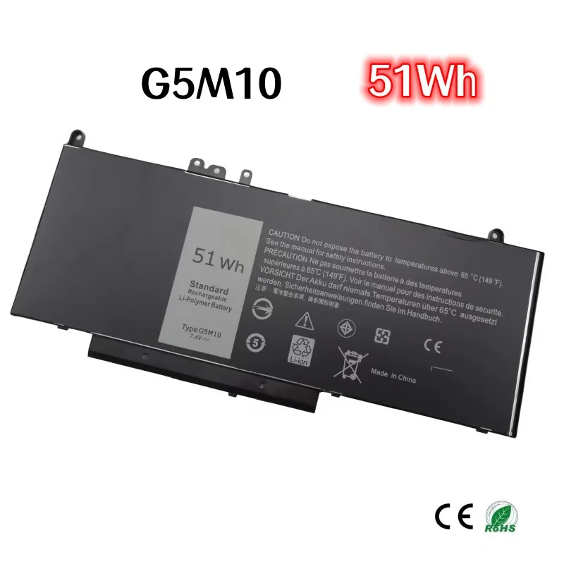 100-original-6880mAh-For-DELL-Latitude-3150-3160-3350-E5250-E5270-E5450 ...
