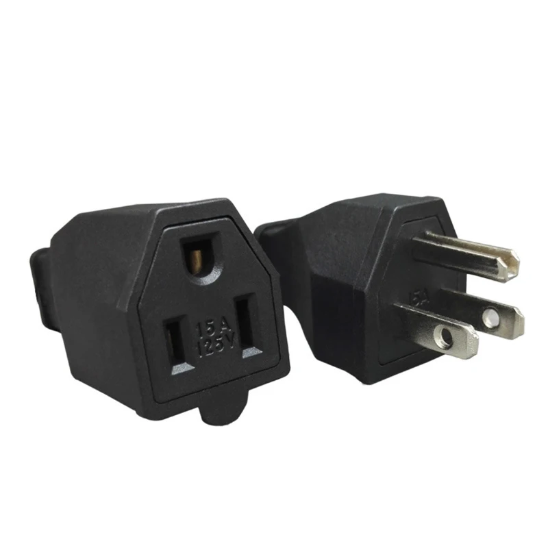 US American 3 Pins Industrial AC Electrical Power Rewireable Plug Male ...