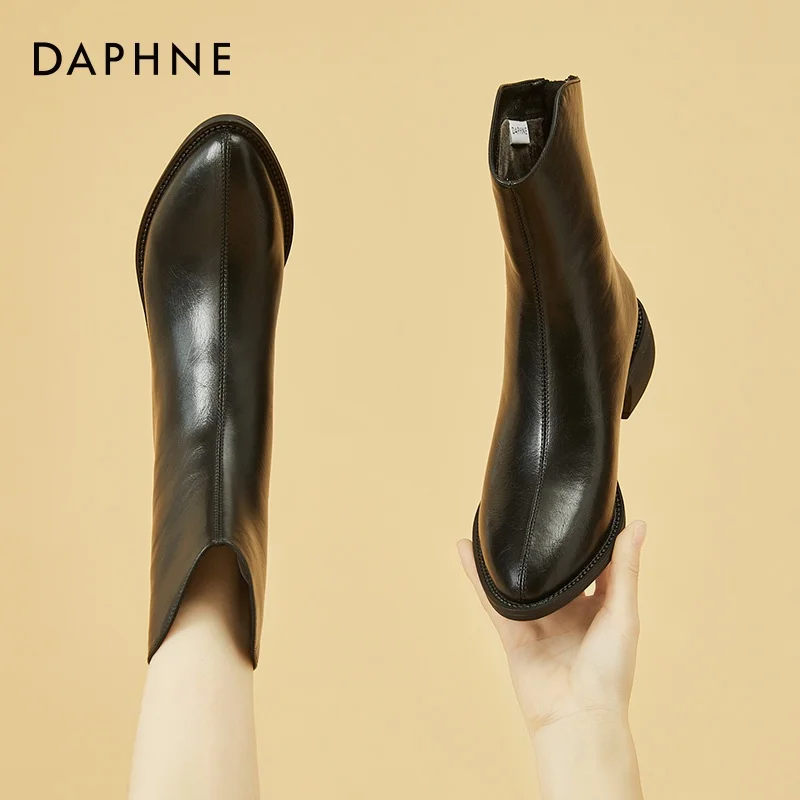 Daphne-Pointed-Toe-Chelsea-Boots-Women-s-2022-Autumn-and-Winter-New ...