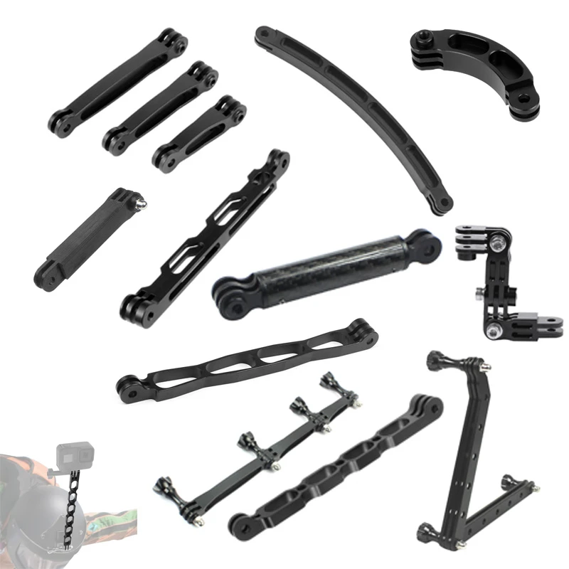 Extension Helmet Aluminum Gopro | Camera Adapter Gopro Mount - Sports ...