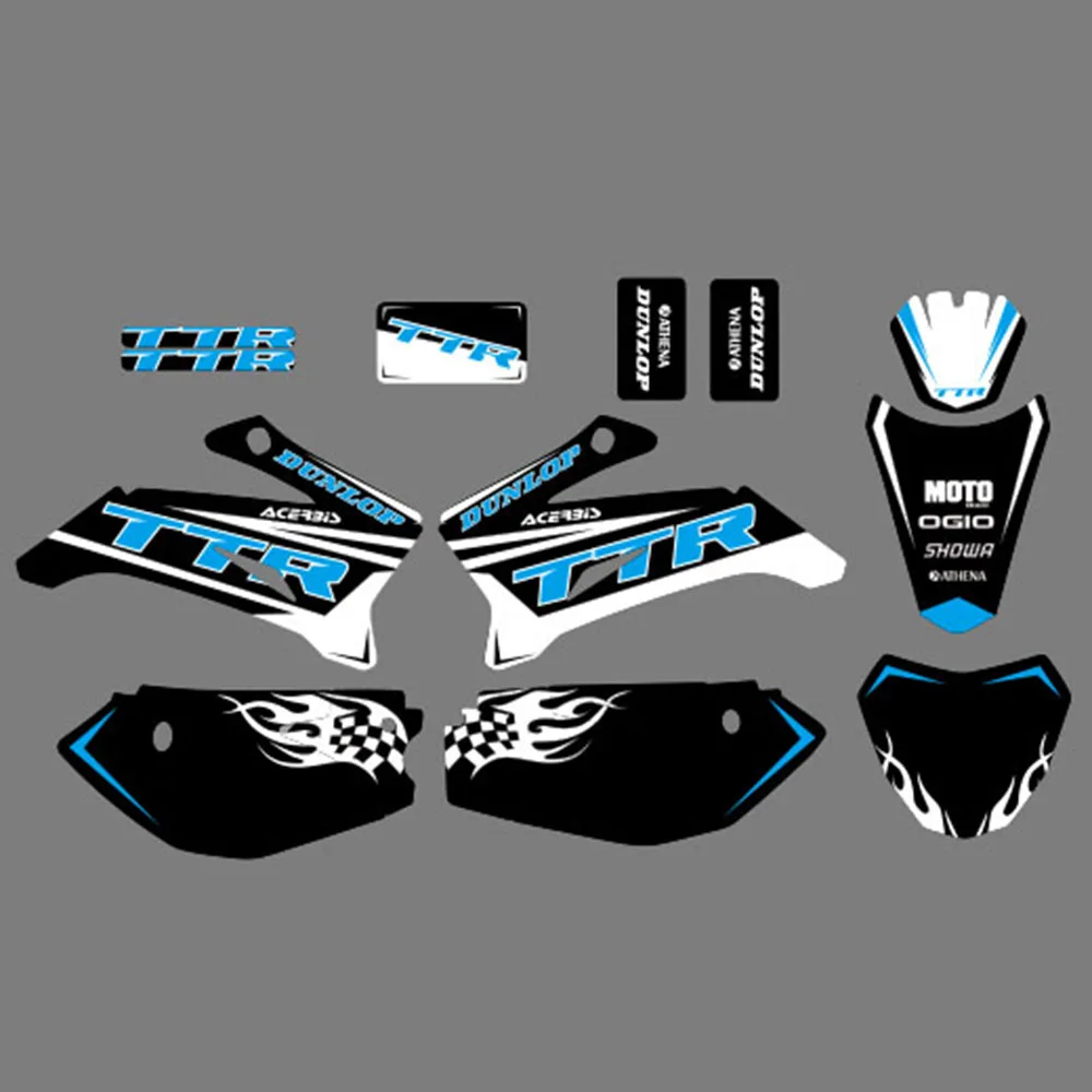 Motorcycle-Stickers-For-Yamaha-TTR110-TTR-110-ALL-YEARS-3M-Graphics ...