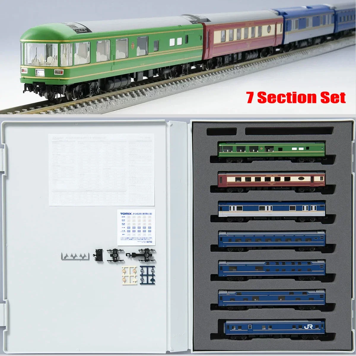 TOMIX-Train-Model-N-Type-92792-Express-Sleeper-Passenger-Car-Set-1-160 ...