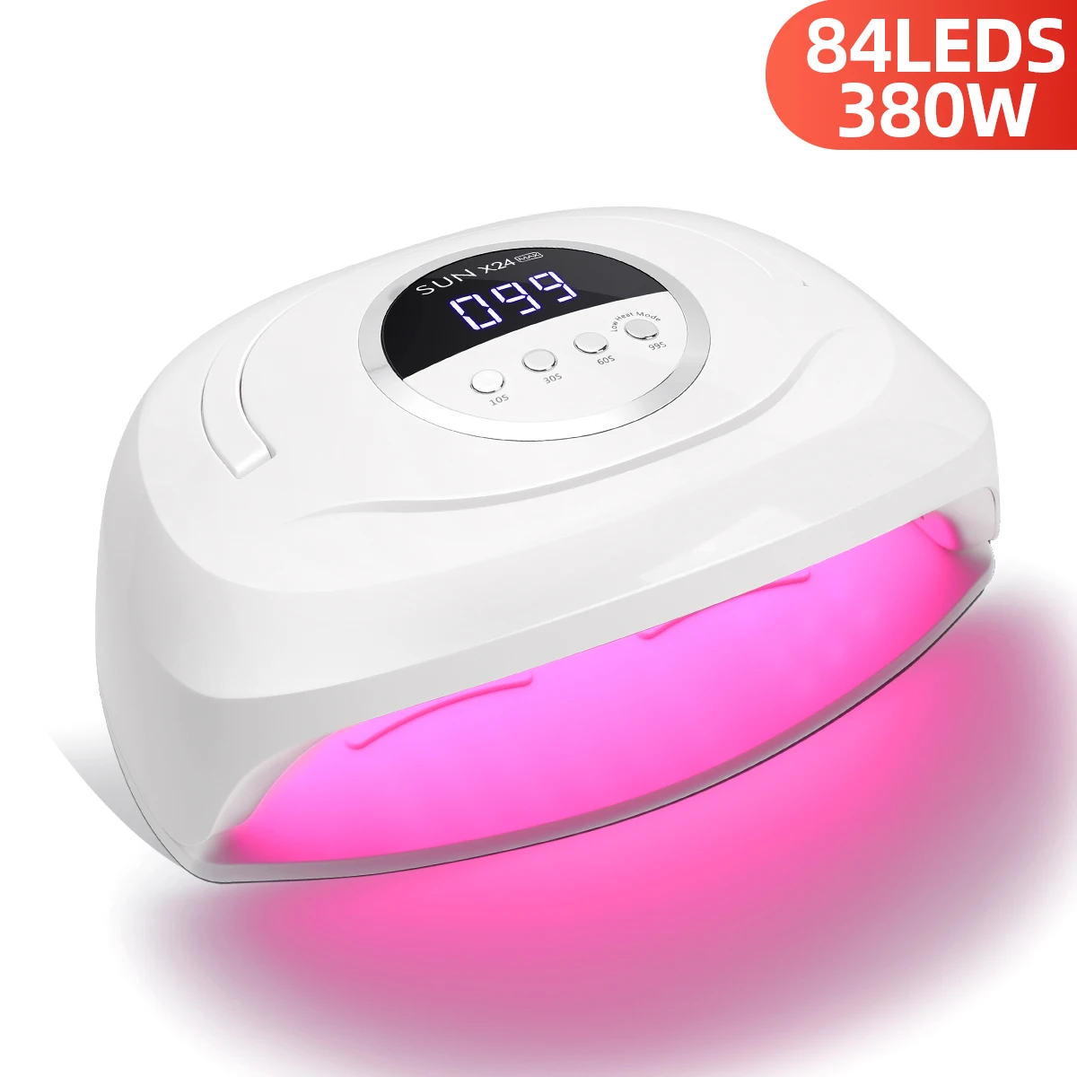 84LEDS-UV-LED-Nail-Lamp-For-Curing-Nails-Gel-Polish-380W-Nail-Dryer ...