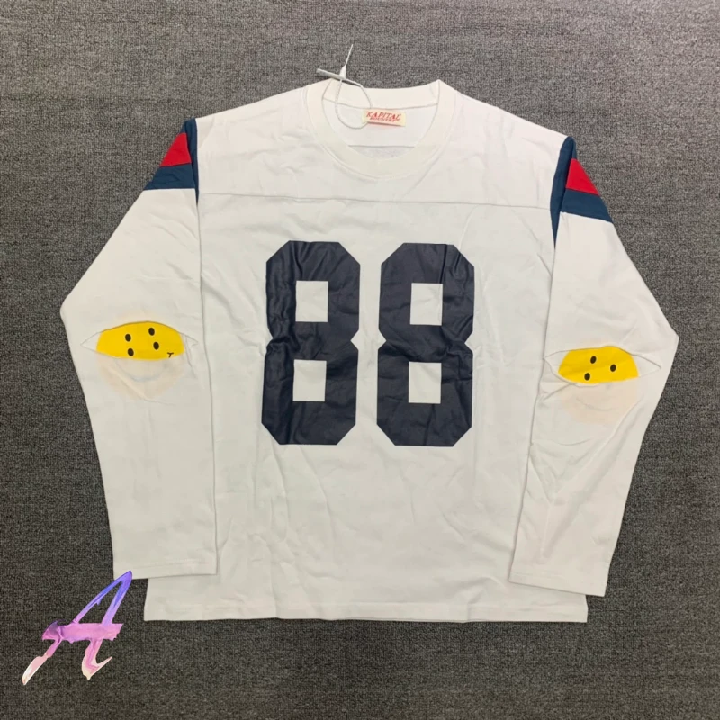 88 Long Sleeve T-shirt | Baseball Long Sleeve | Kapital Smiley | 88 Top ...