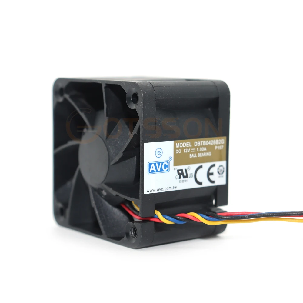 40mm-Powerful-Cooling-Fan-For-AVC-4028-12V-1A-DBTB0428B2G-High-Speed ...